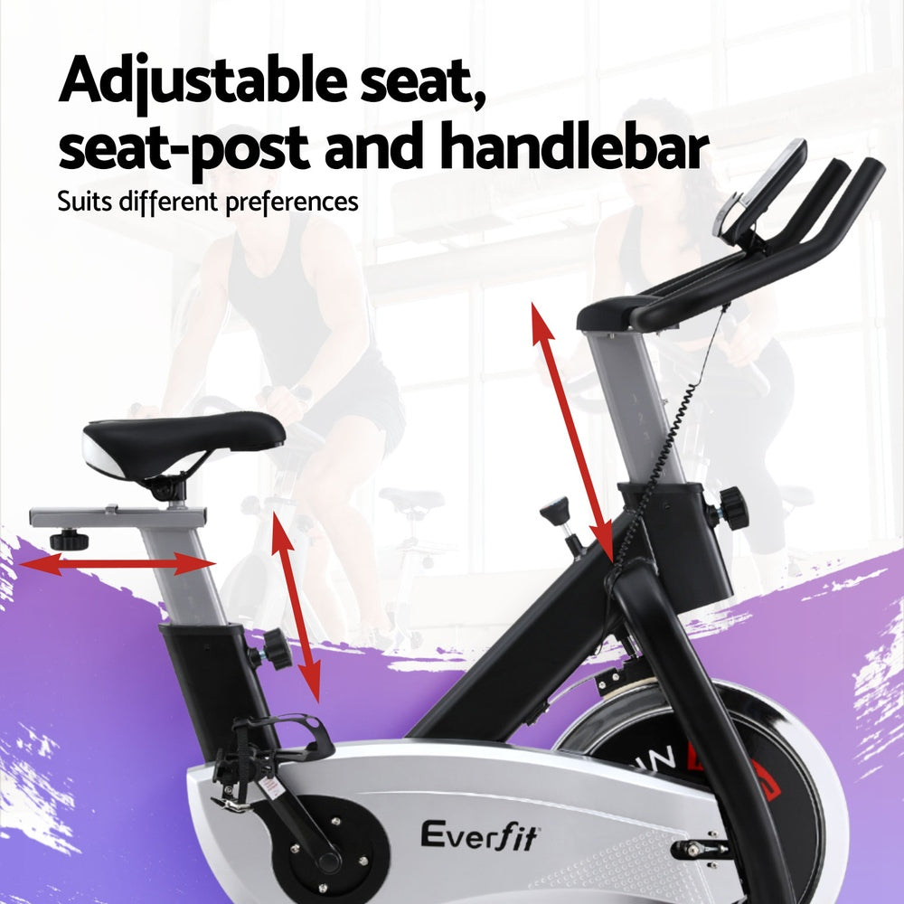 Everfit 15kg Flywheel Spin Bike - Home Gym Fitness Equipment – Allure Home Collections