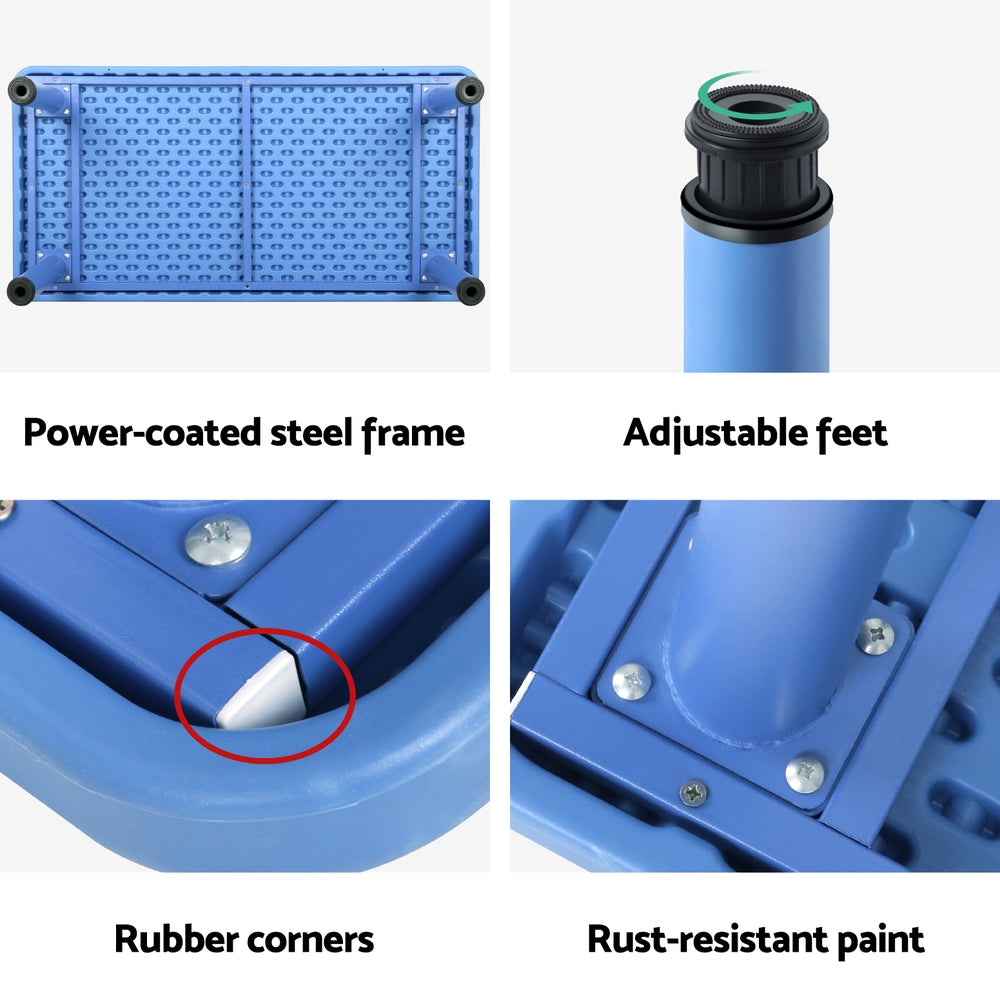 Keezi 5PCS Kids Table and Chairs Set - Durable Study Desk Furniture ...