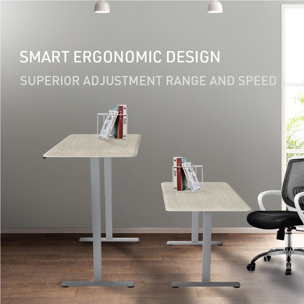 FORTIA Electric Height Adjustable Sit Stand Desk – Allure Home Collections