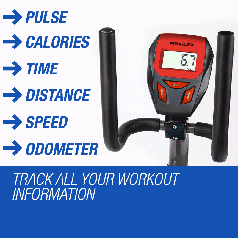 Proflex Magnetic Recumbent Exercise Bike - Low Impact Fitness Cycle ...