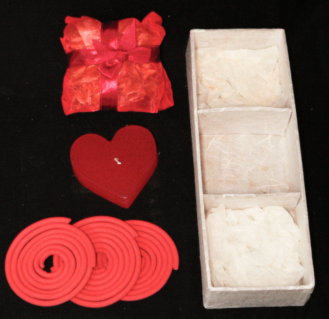 Red Heart Candle Spa Giftset | Allure Home Collections | Shop Online