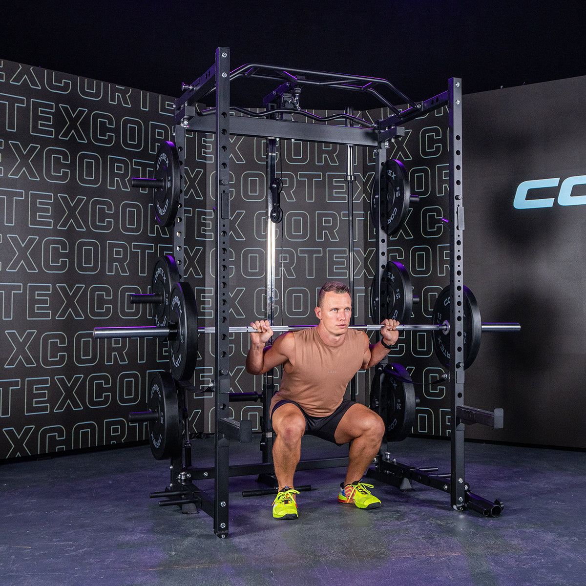 Cortex PR-4 Foldable Power Rack - Space Saving Strength Training ...