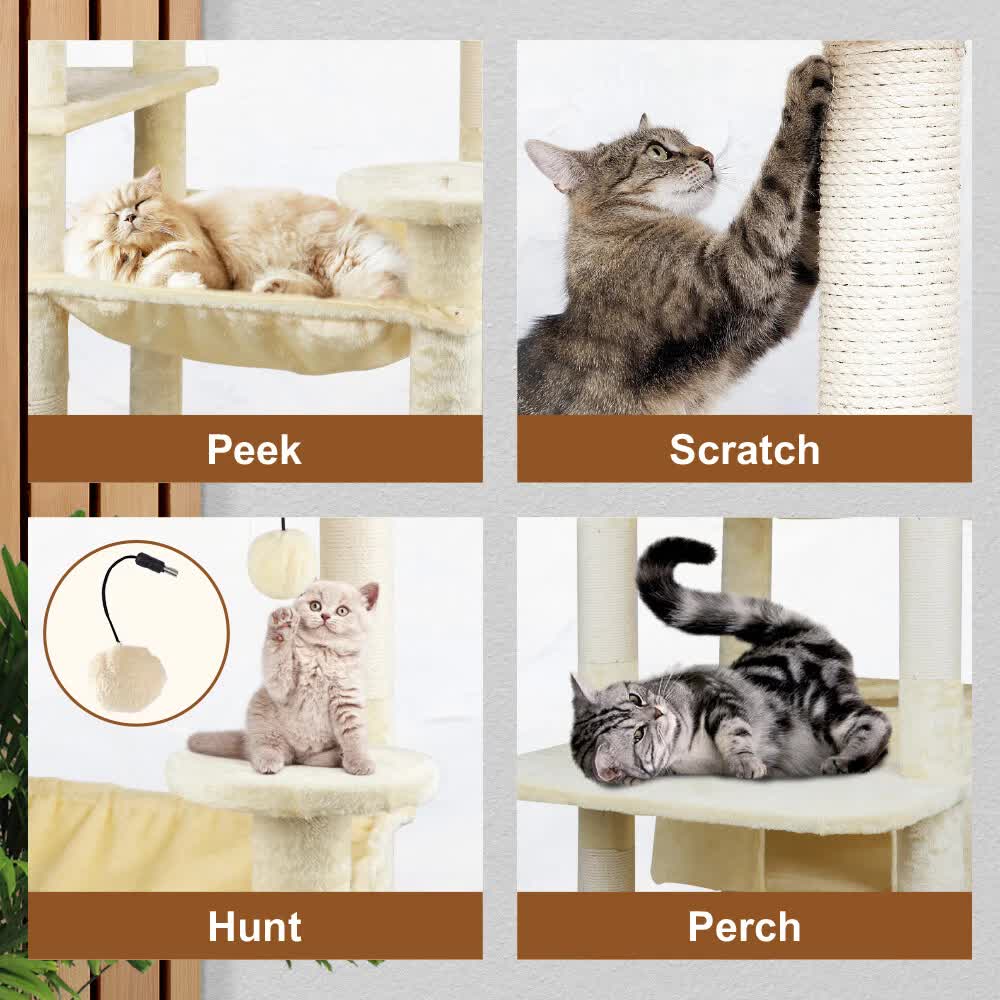 VaKa Cat Tree Tower 184cm | Allure Home Collections | Shop Online