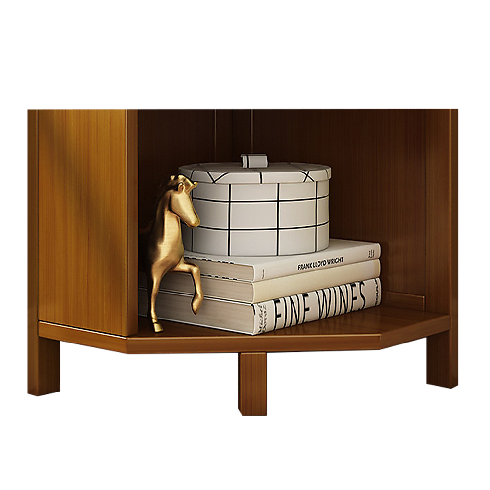 5-Shelf Corner Bookcase | Allure Home Collections | Shop Online