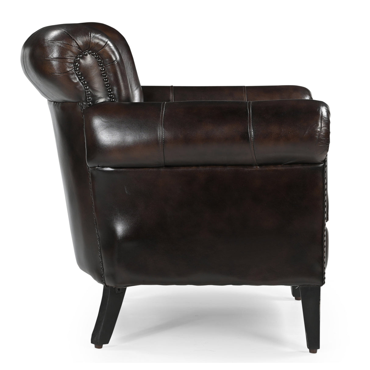 Chocolate Leather Armchair | Allure Home Collections | Shop Online