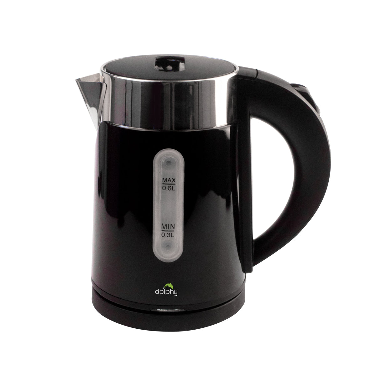 0.6L Stainless Steel Electric Kettle Black | Allure Home Collections ...